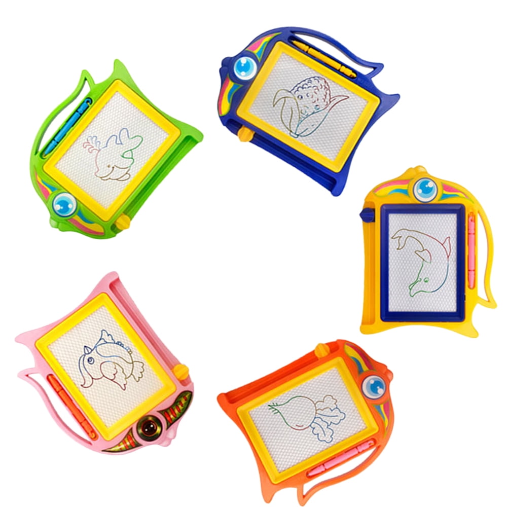 PBPBOX 5Set Mini Drawing Board for Kids with Erase Function in Assorted ...