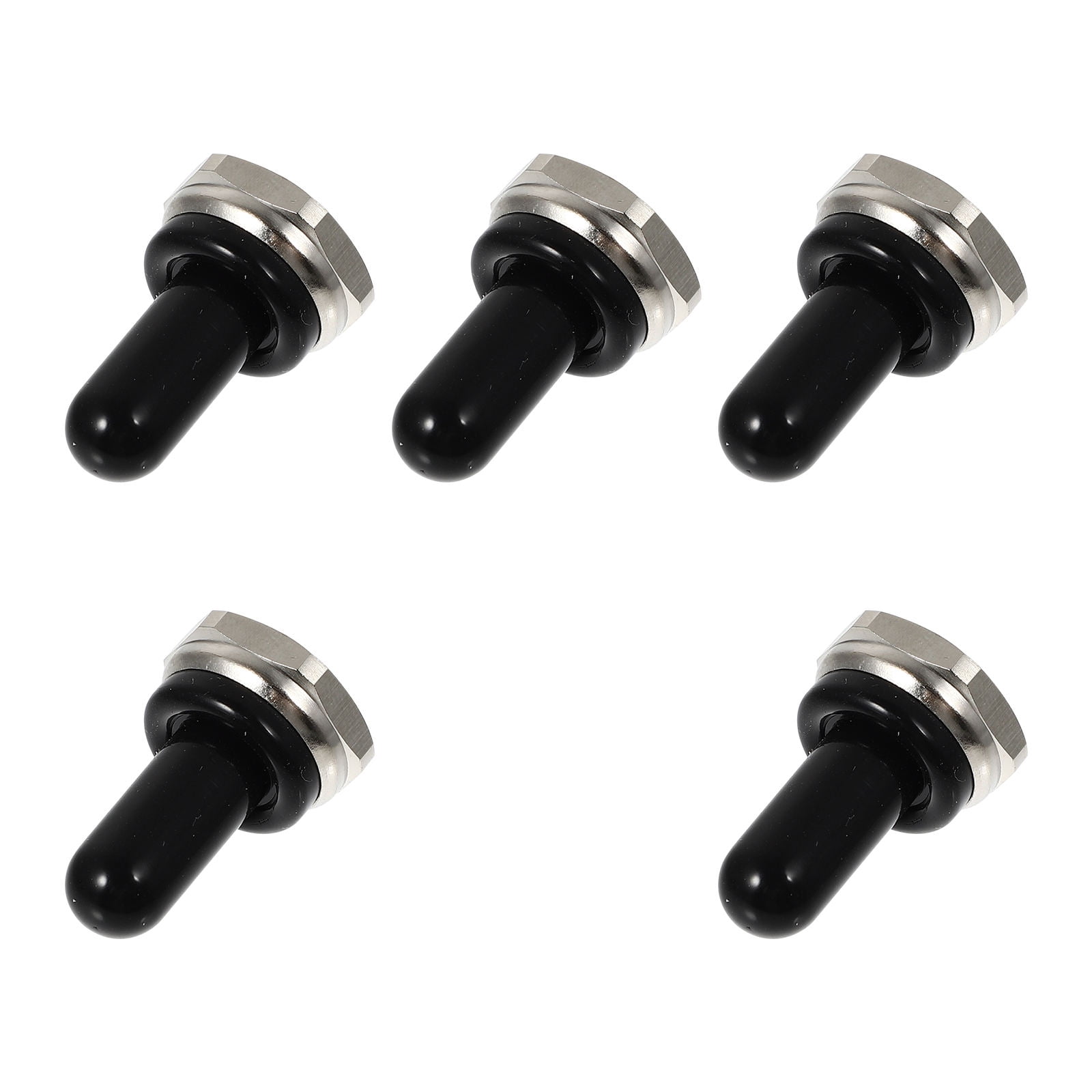 PBPBOX 5Set Toggle Switch Rubber Black Waterproof Safety for Home Use ...