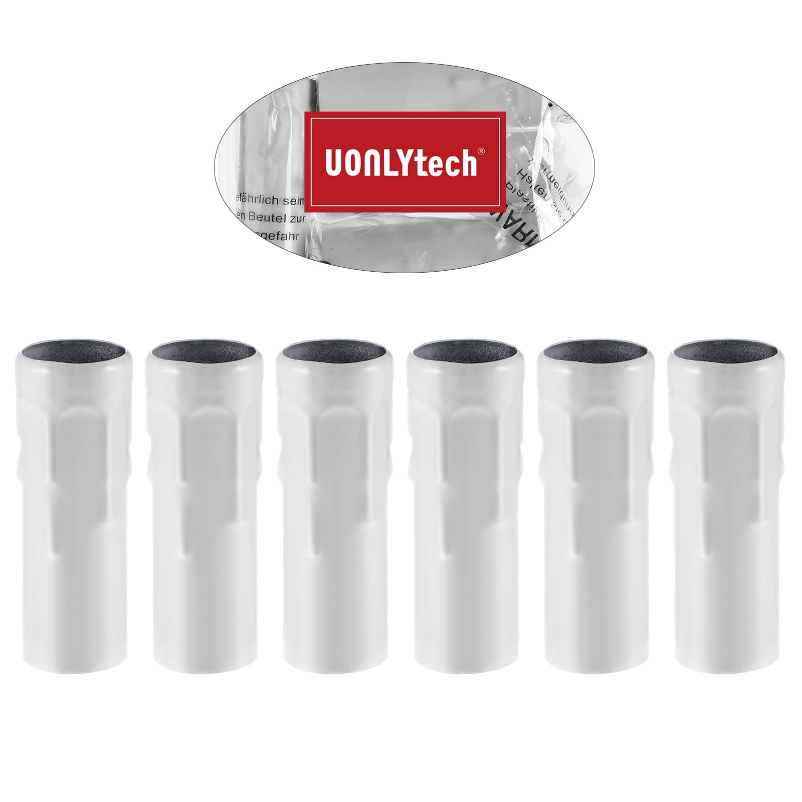 PBPBOX 6 Pcs Candle Light Socket Drip Sleeves Candelabra Base ...