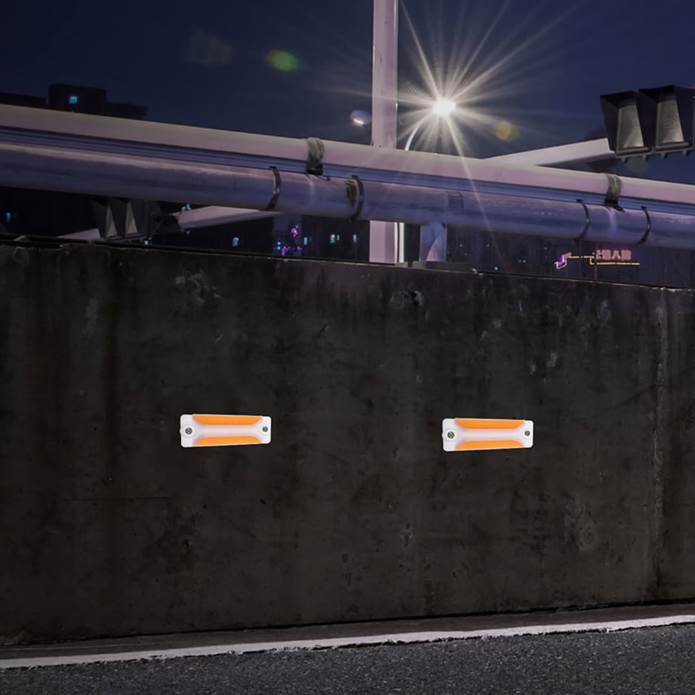 PBPBOX 6pcs Driveway Reflector Road Reflectors Polycarbonate Plastic ...