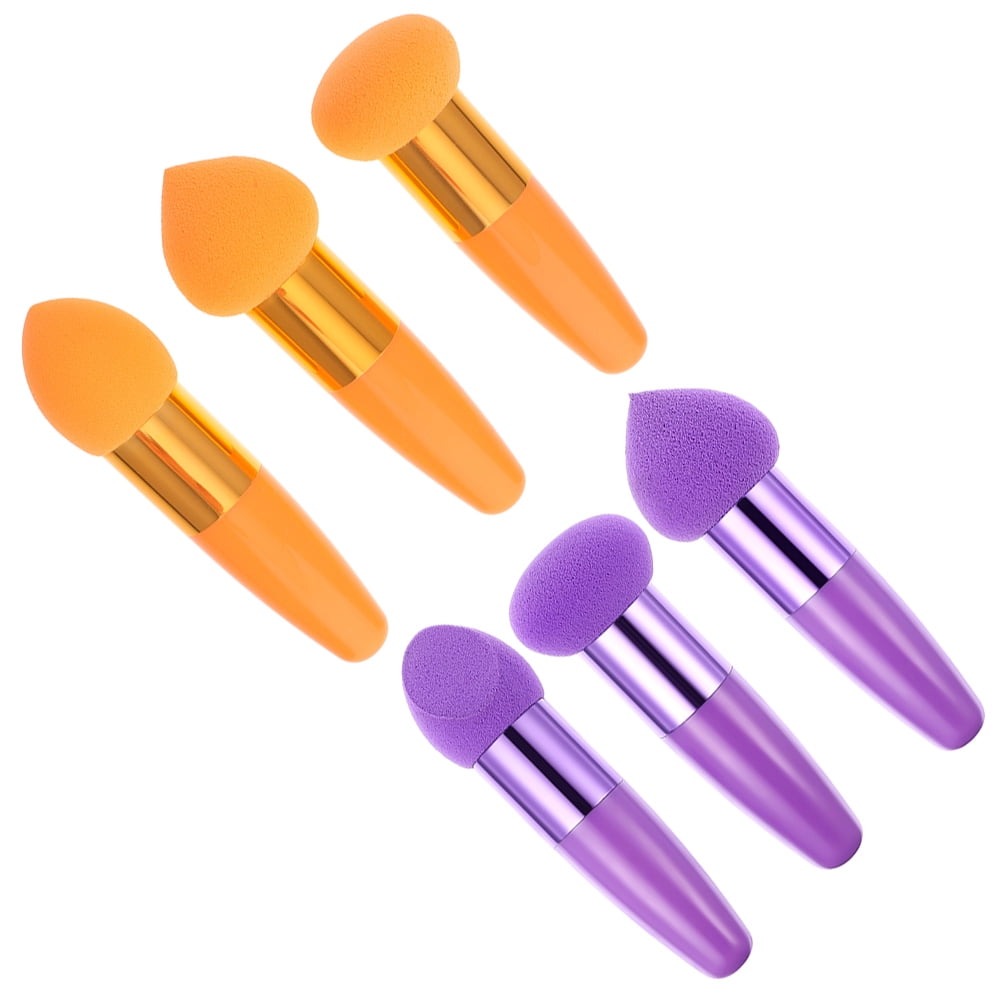 PBPBOX 6pcs Makeup Sponges for Foundation with Handle Design in ...