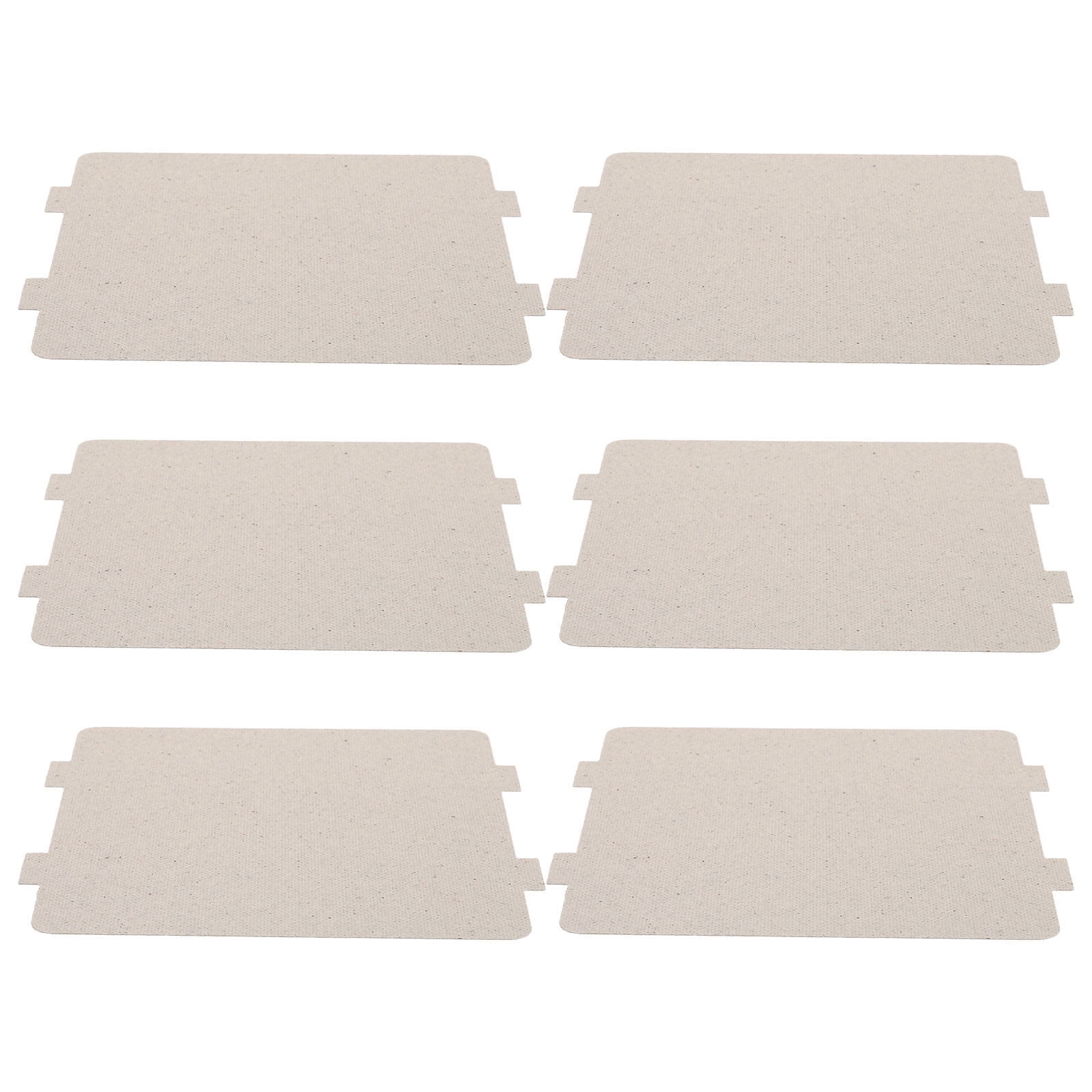 PBPBOX 6Pcs Oven Mica Plate Sheet Plated Silver Microwave Waveguide ...