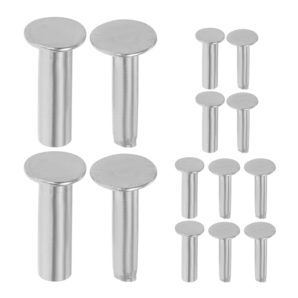 PBPBOX 7 Pairs Stainless Steel Cutlery Rivets Heavy Duty Metal Knife ...