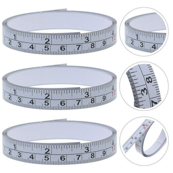 PBPBOX 78.6x0.51x0.00in Adhesive Backing Metric Scale Ruler Tapes 1Set ...