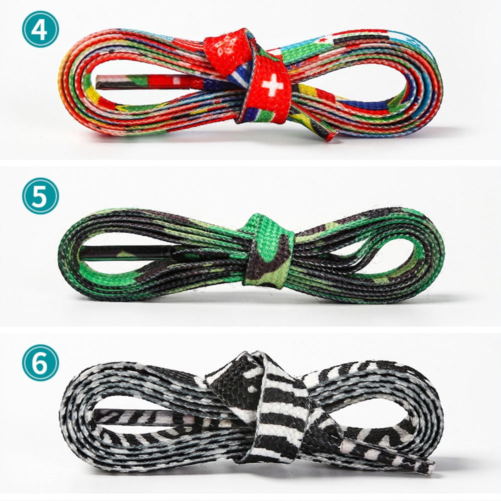 PBPBOX 8 Pairs of Assorted Color Elastic Laces for Sneakers Athletic ...