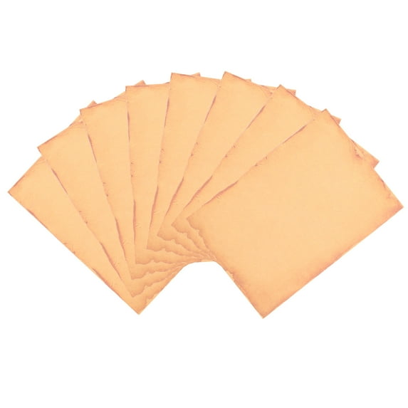PBPBOX Retro Orange Writing Paper for Letter Writing and Decorative ...
