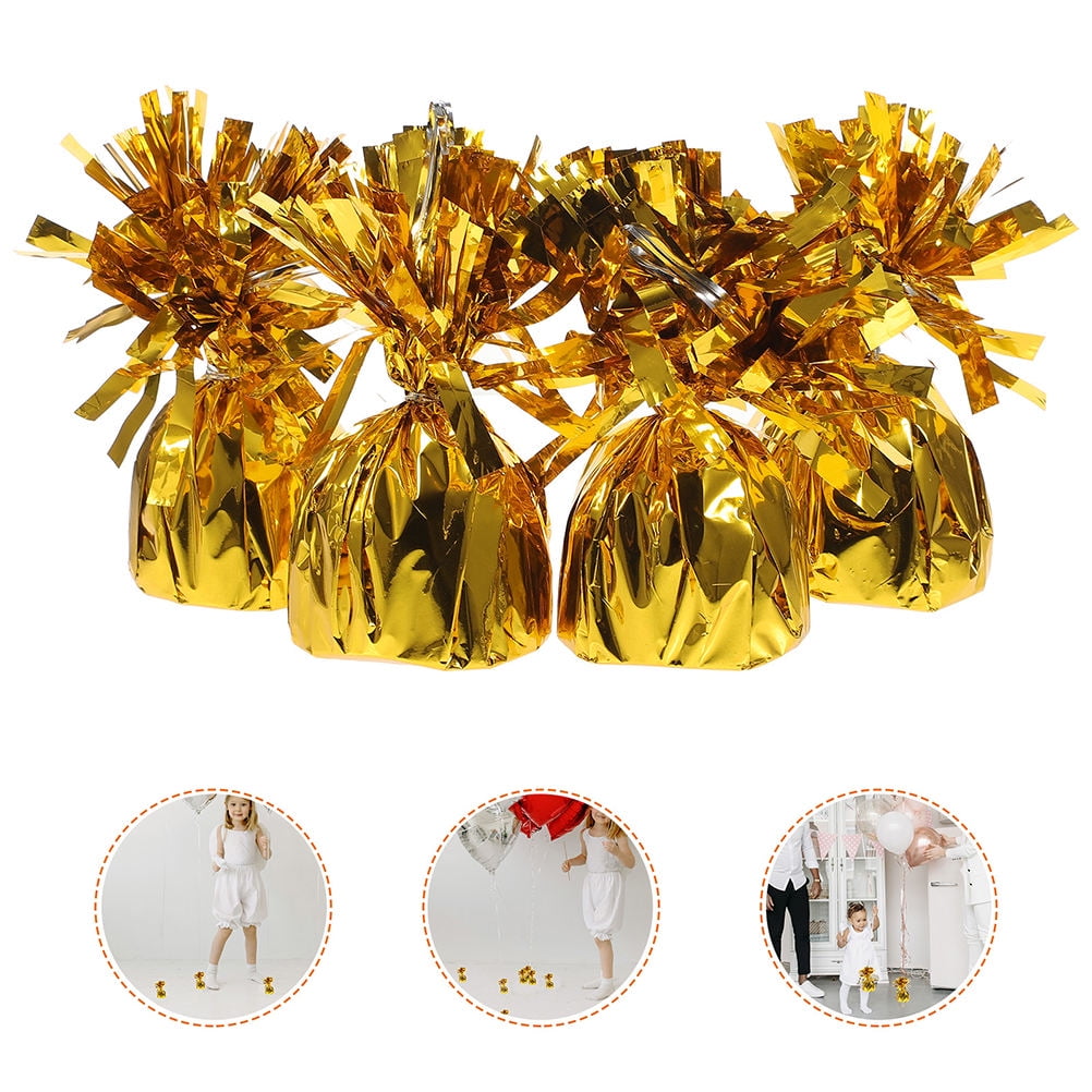 PBPBOX 8pcs Balloon Anchors Golden Cement Blocks For Table Balloon Arch ...