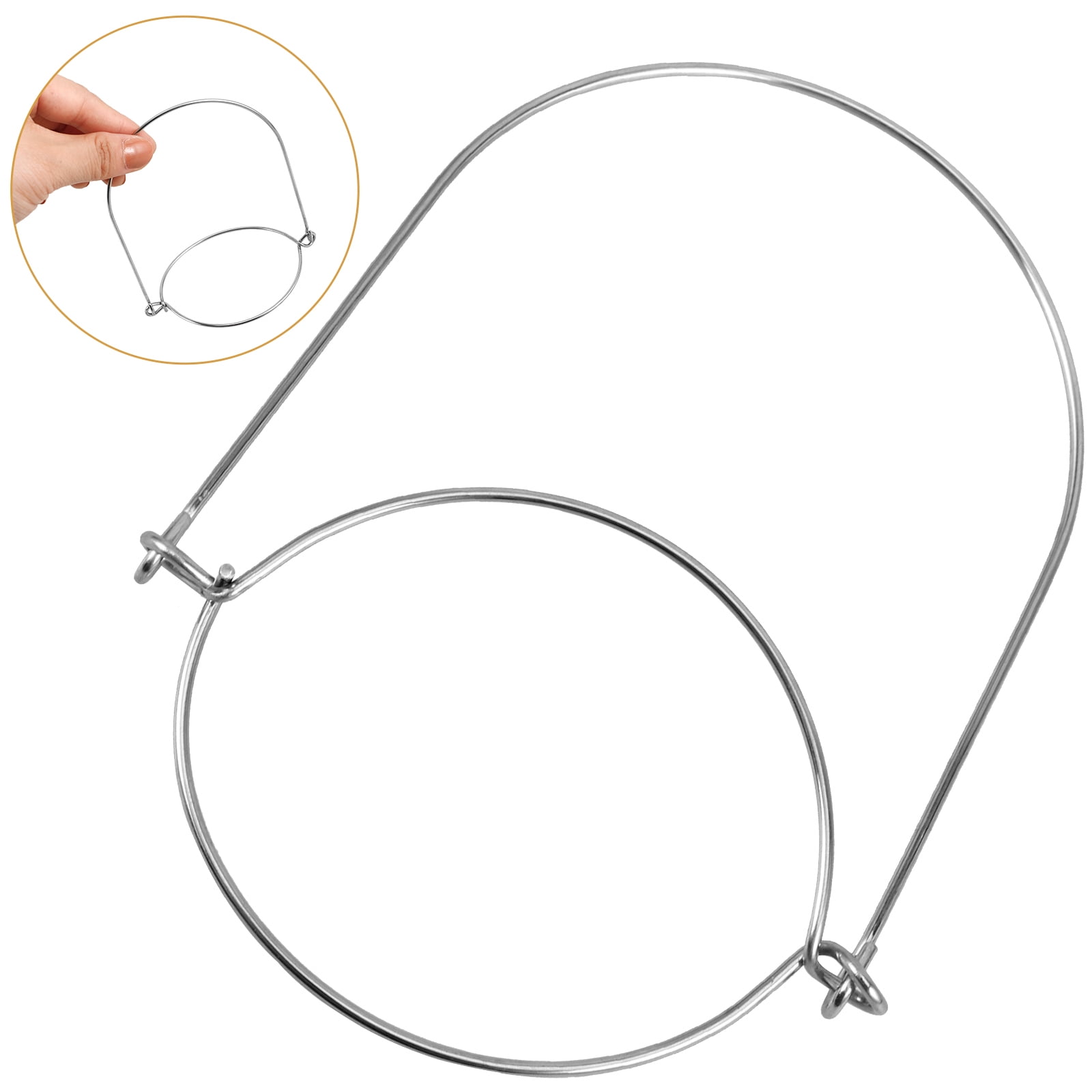 PBPBOX Wire Rack Hooks Mason Jar Hooks Black Stainless Steel 8pcs 12 ...