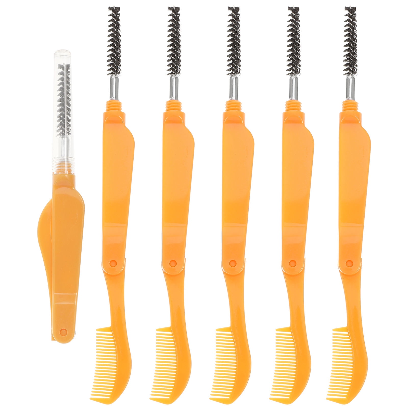 PBPBOX Assorted Color Folding Eyelash Comb Makeup Tool for Grooming and ...