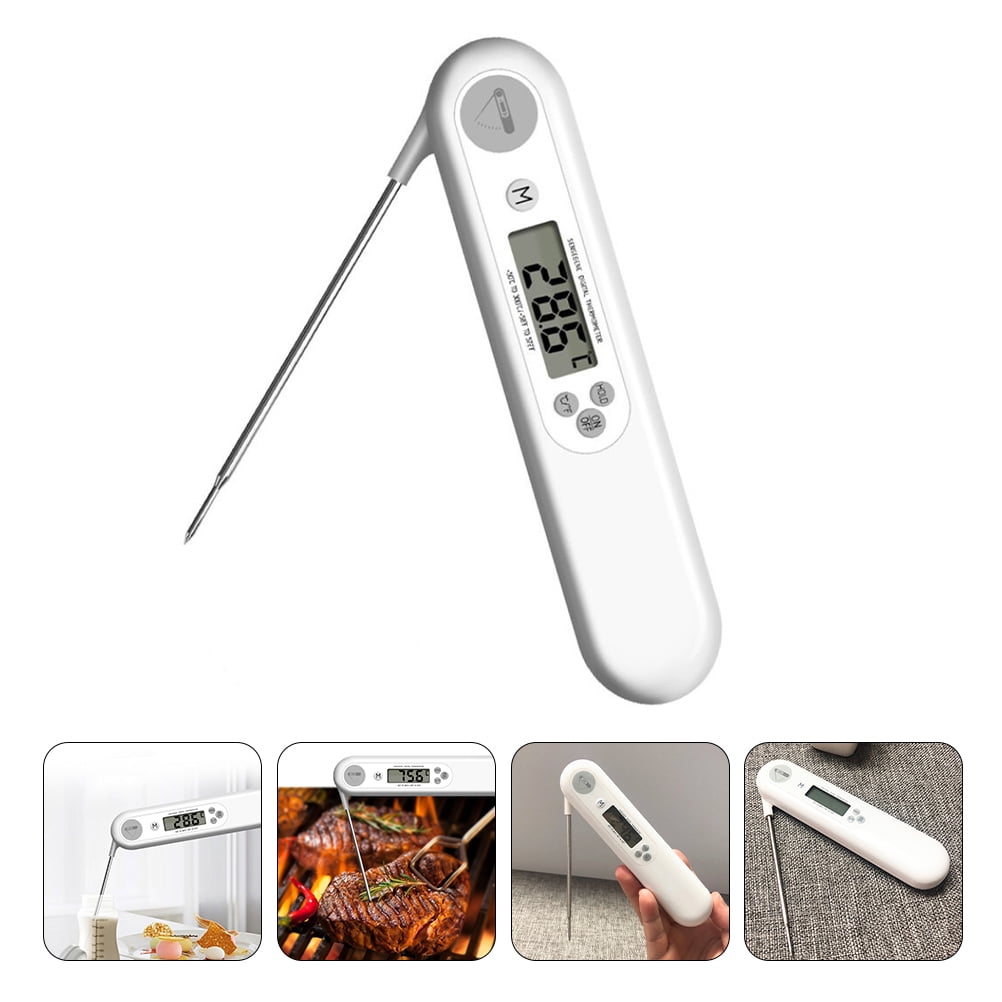 PBPBOX BBQ Meat Thermometer Meat Temperature Probe White 1Pcs Food ...
