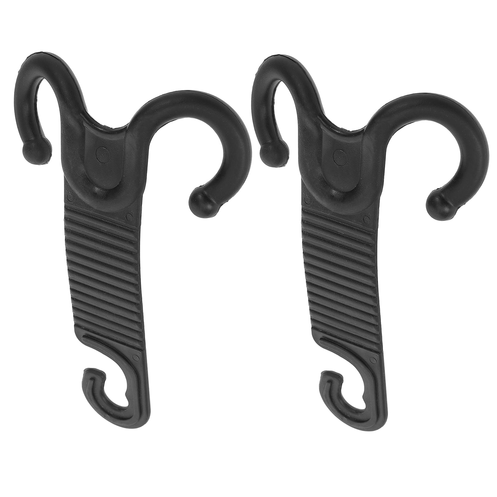 PBPBOX Black Car Headrest Hooks Double Hooks for Vehicle Seat Back ...