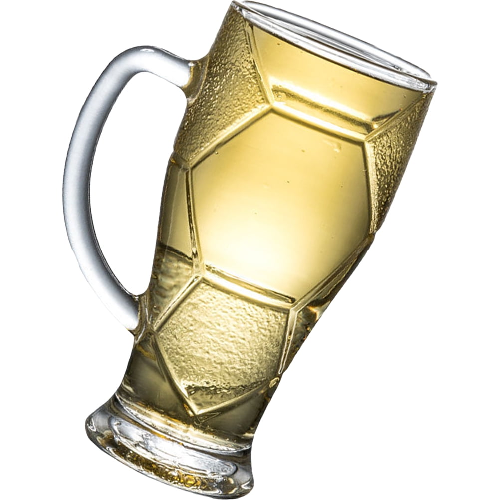 PBPBOX Large Beer Mug, Transparent Glass, Stylish and Eye-Catching ...