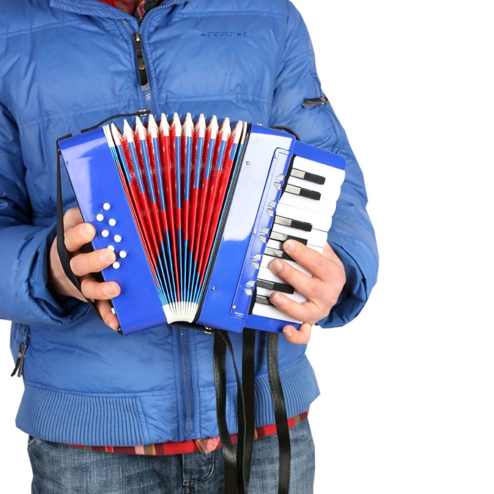 PBPBOX 1Pc Beginner Accordion Blue Musical Instrument with Clear Tonic ...