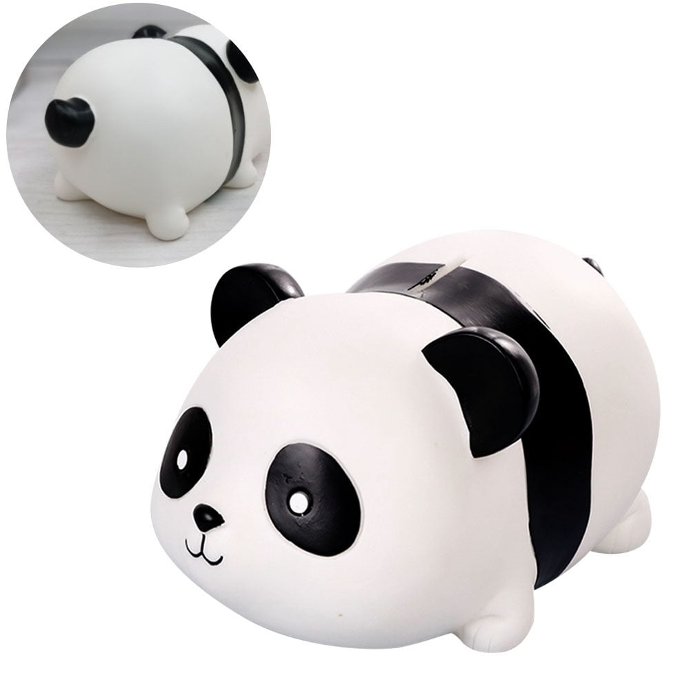 PBPBOX Black PVC Cartoon Money Box Coin Storage Jar for Kids Ideal for ...