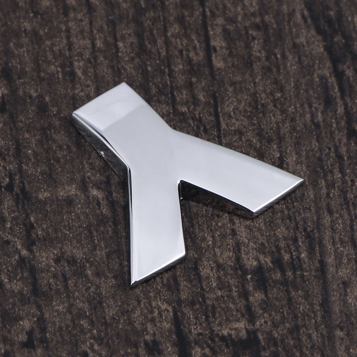 PBPBOX Car Letter Decals DIY Metallic Badge Silver Replacement 1Pcs ...