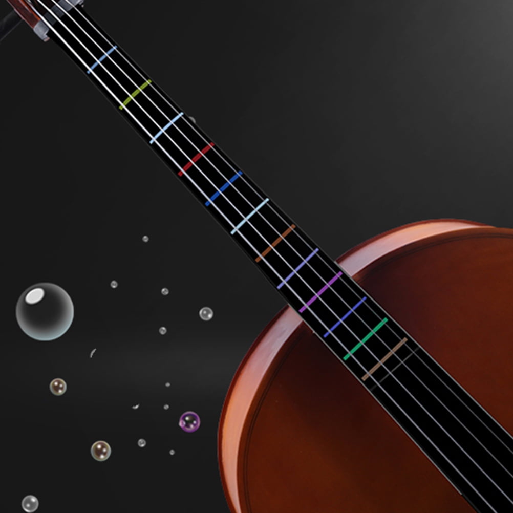 PBPBOX Cello Finger Sticker 1Pack Yellow Paper Fret Fingerboard ...