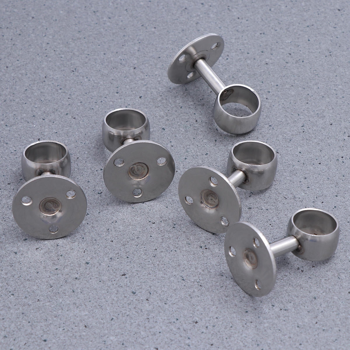 PBPBOX Closet Pole Socket Stainless Steel 5Pack 1.6x1.6x2.4in - Walmart.com
