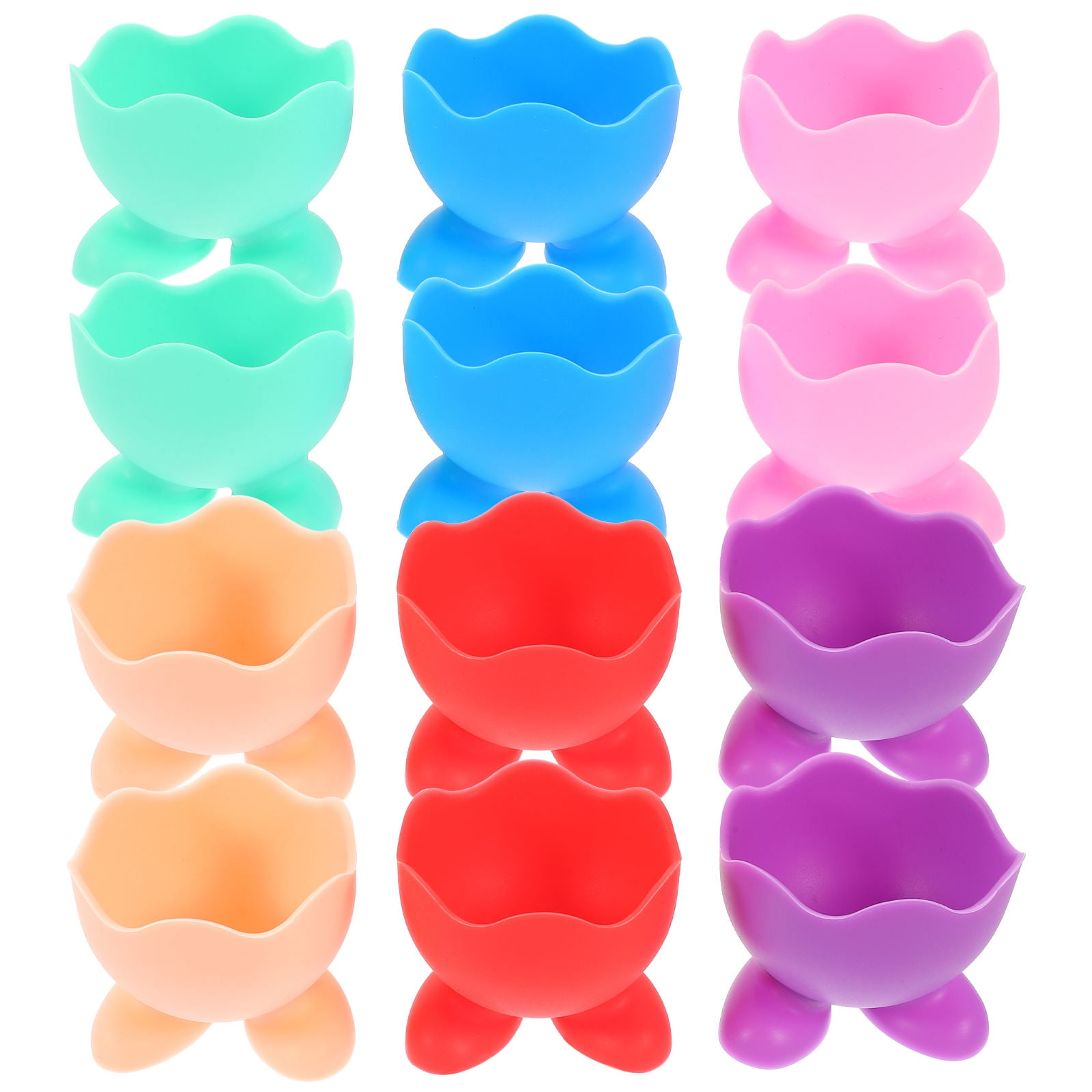 PBPBOX Easter Boiled Egg Holder Adorable Egg Cup Holders 12 Pack ...