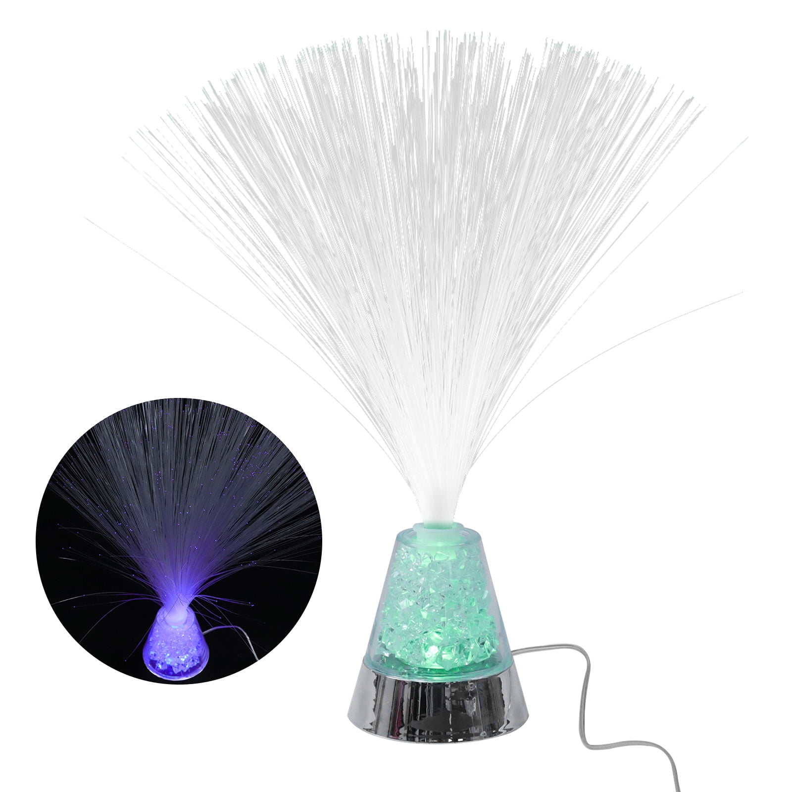 PBPBOX Colorful Optical Fiber Lamp Plastic 1Pack 12.6X3.1In - Walmart.com