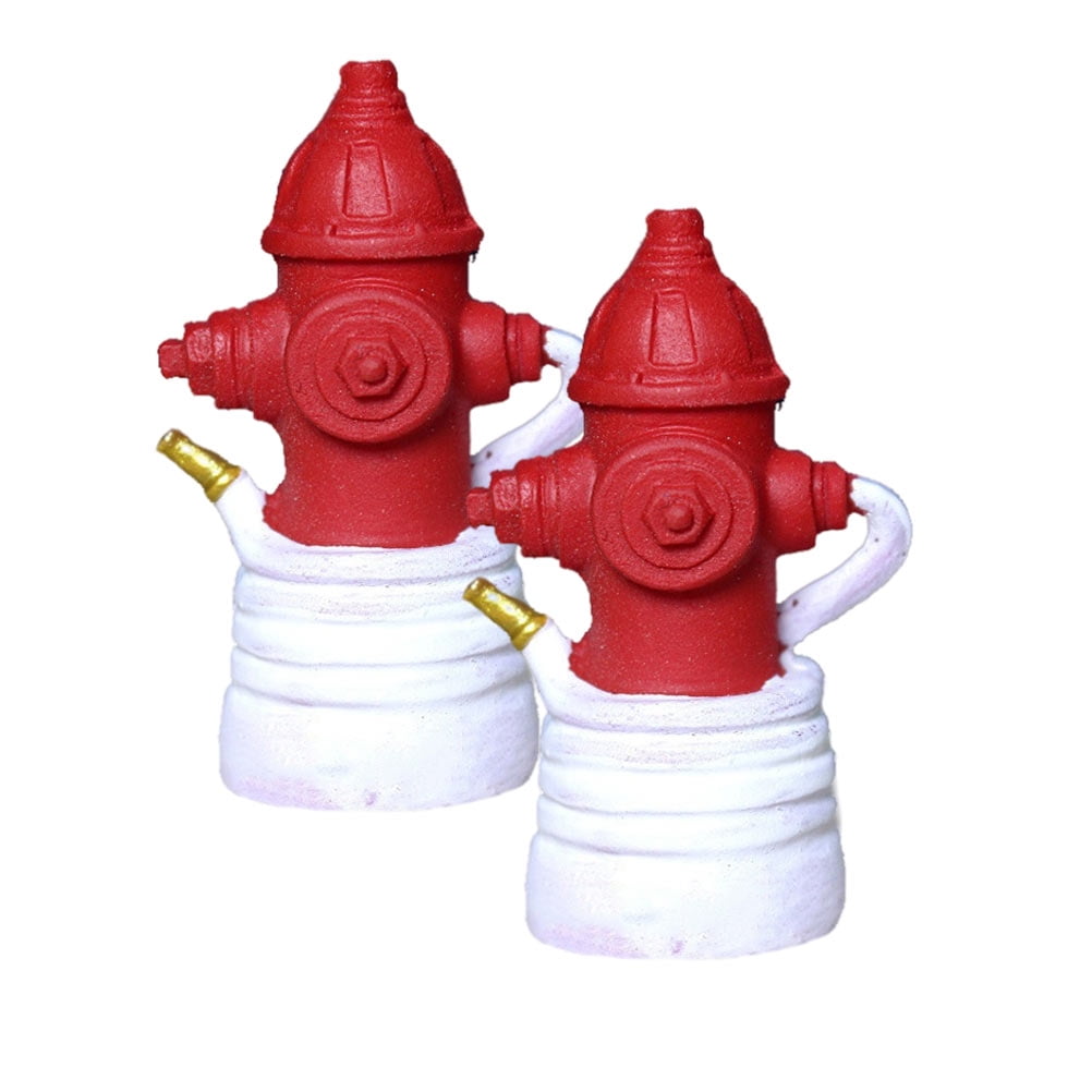 PBPBOX Pbpbox Red Resin Fire Hydrant Landscape Adornment for Gardens ...