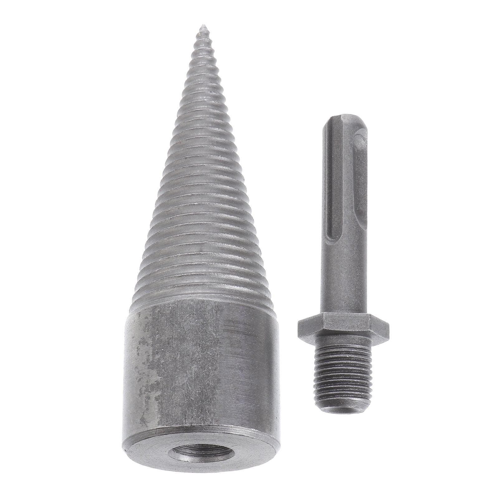 PBPBOX Firewood Split Drill Steel Grey for Woodworking Tools 1Pcs ...