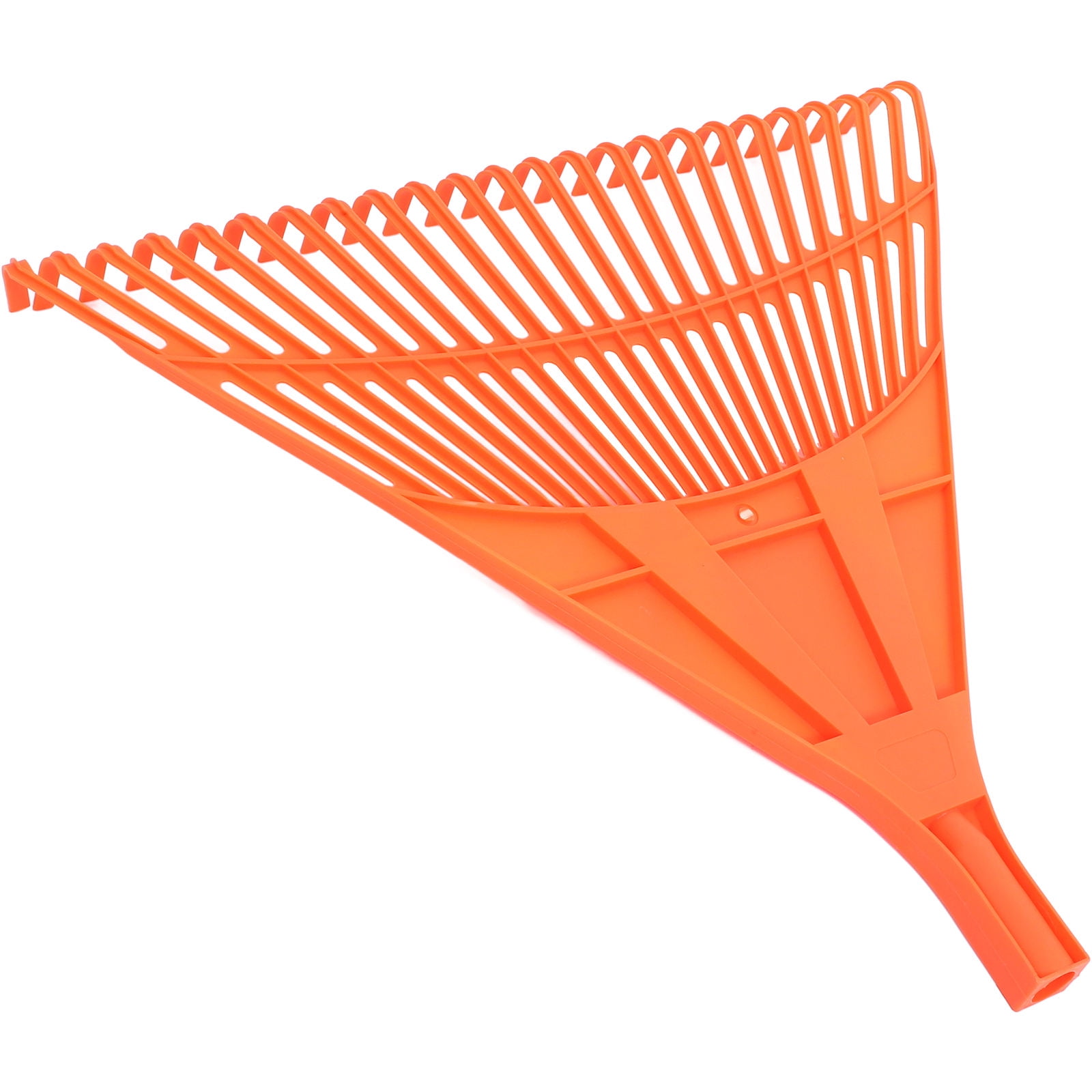 PBPBOX Garden Rake Head Orange Plastic Debris Removal 1Pack - Walmart.com