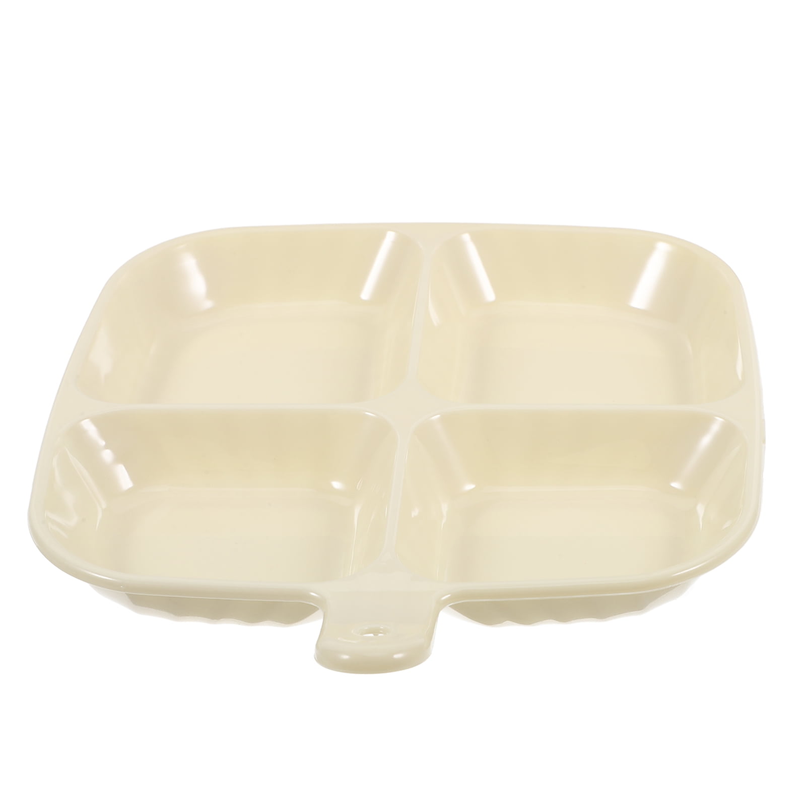 PBPBOX Compact Beige Divided Plate Cooking Accessory Tray for Vegetable ...