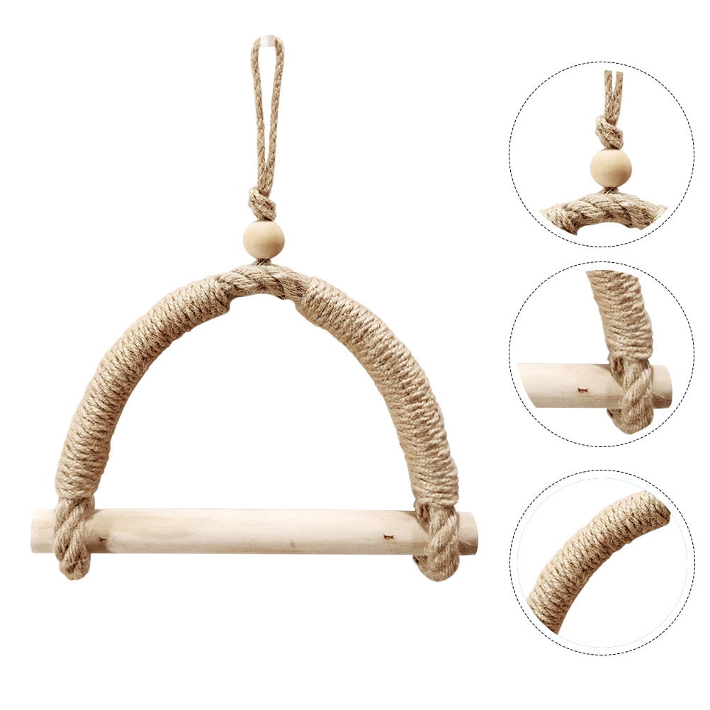 PBPBOX Hanging Roll Tissue Holder Light Brown Hemp Rope Wall Mount 1 ...