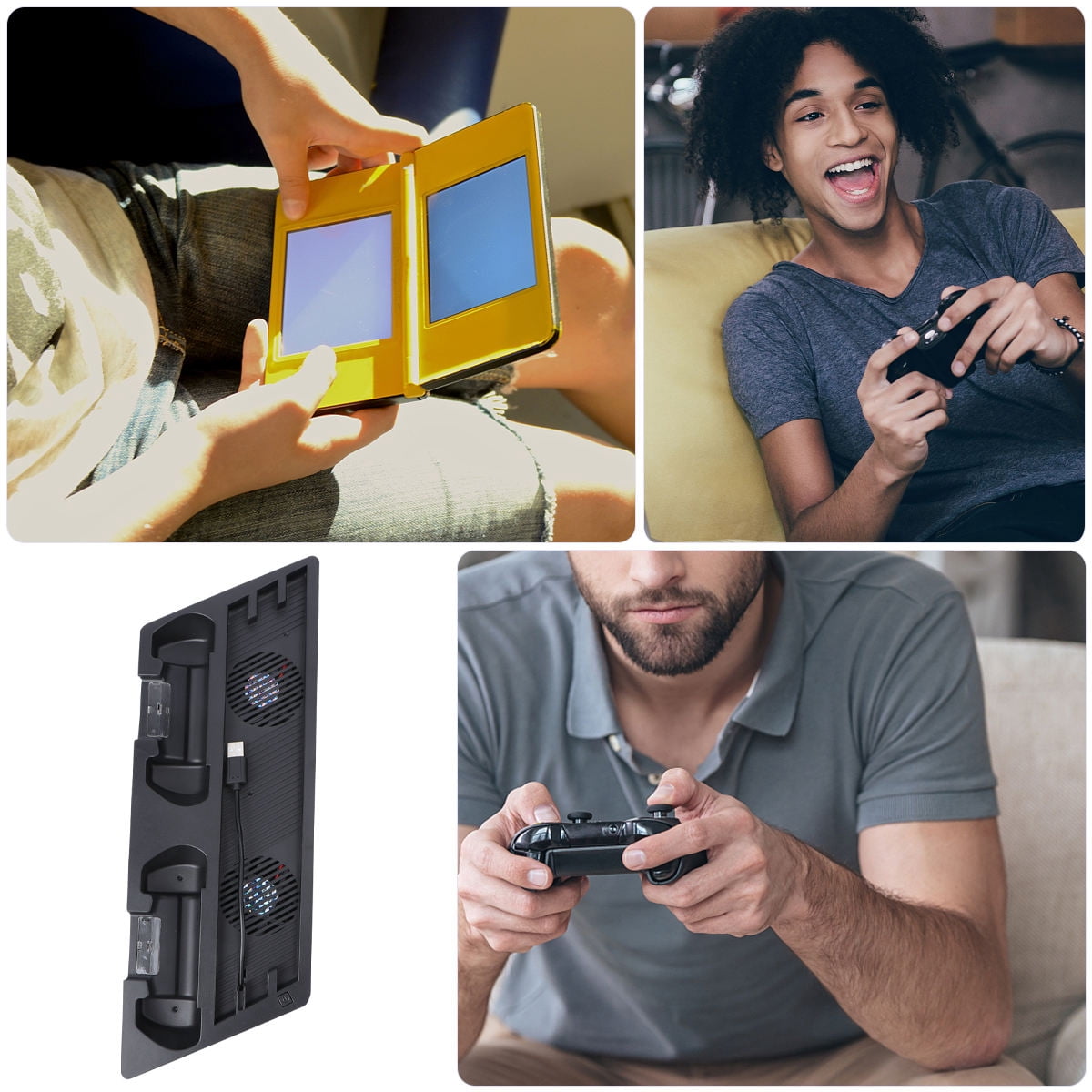 PBPBOX Headset Stand Pro Vertical Stand Cooling Fan All-in-One Design ...