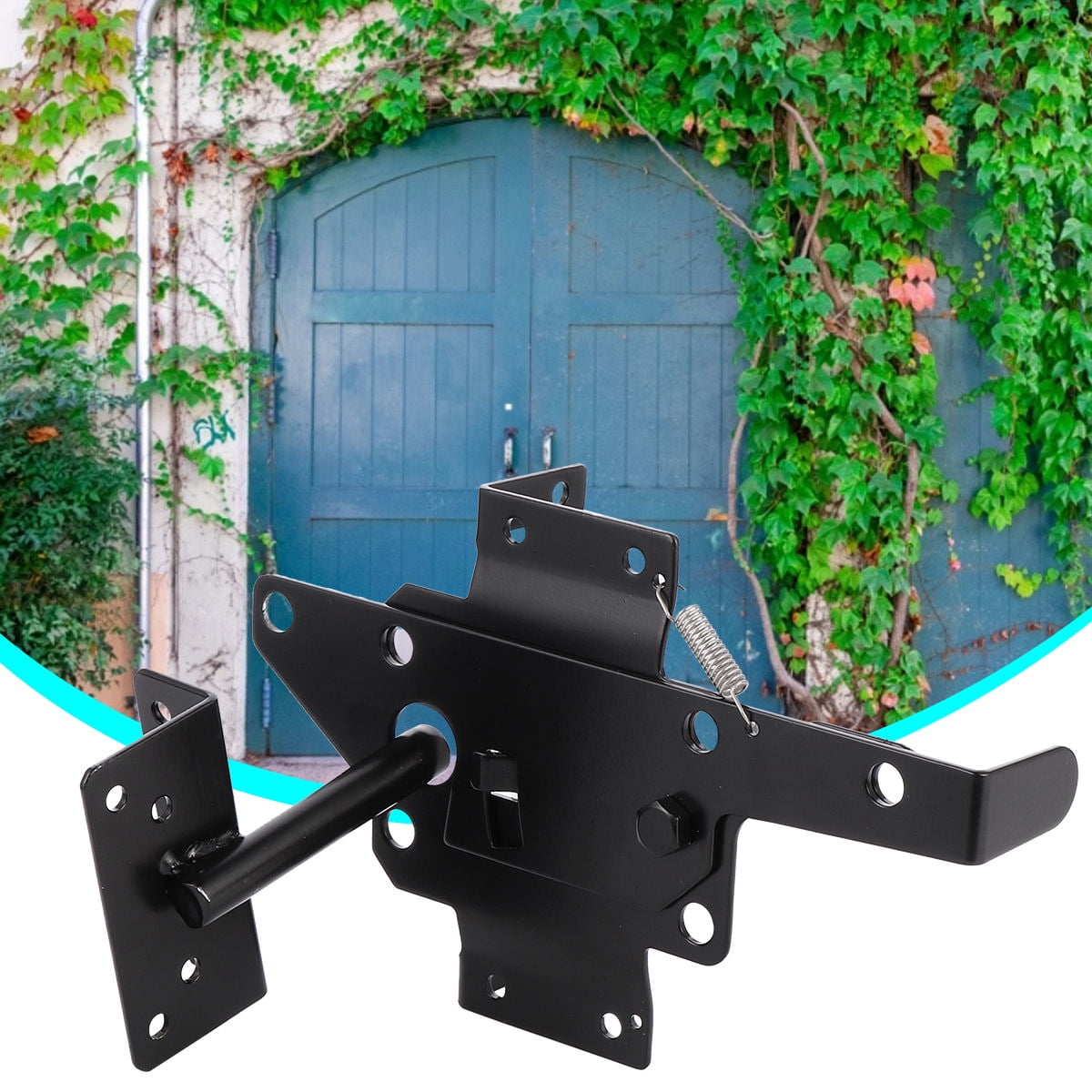 PBPBOX Post Mount Self Locking Gate Latch for Home Yard Doors with ...