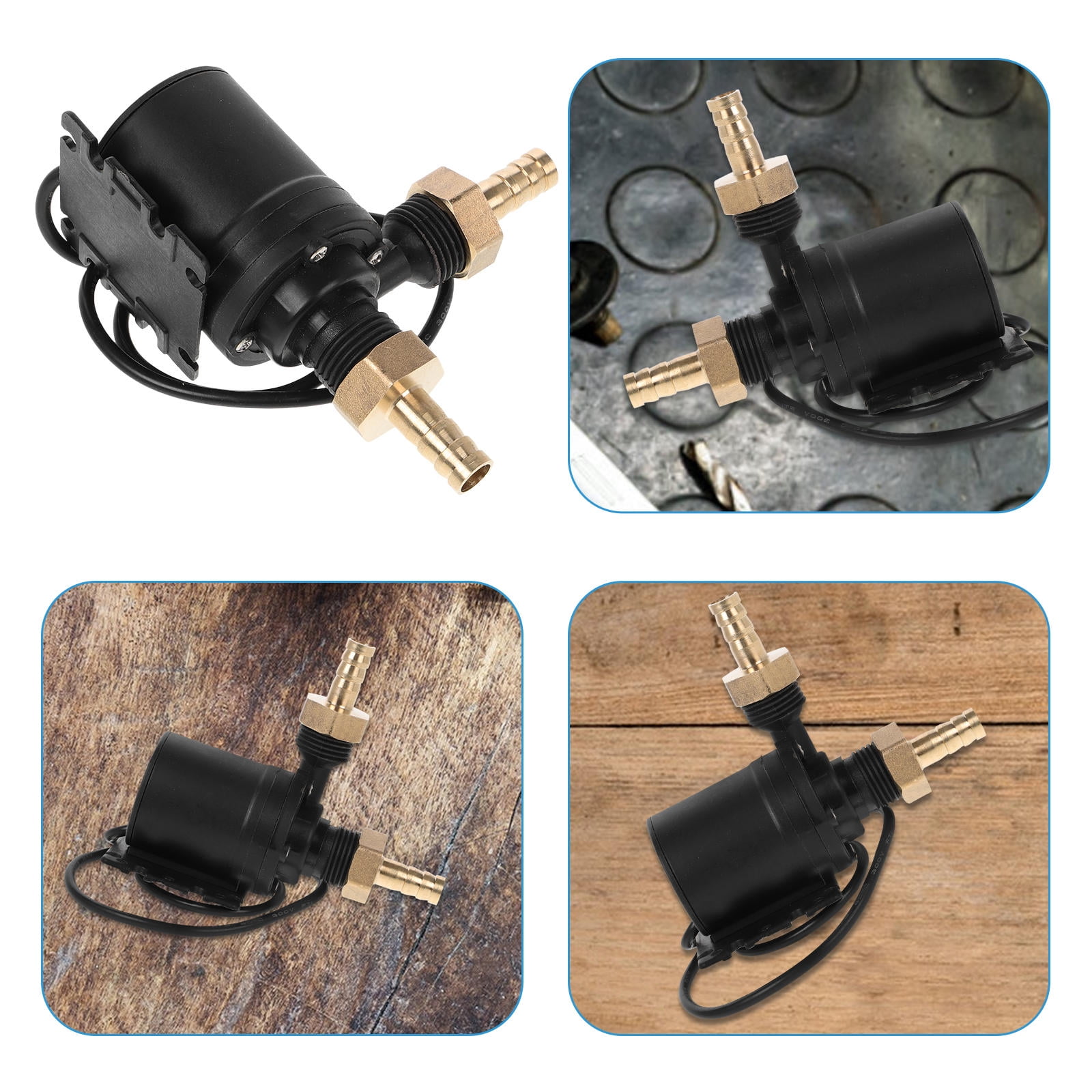 PBPBOX Inline Water Pump Dc Water Heater Circulation Pump With Dual ...