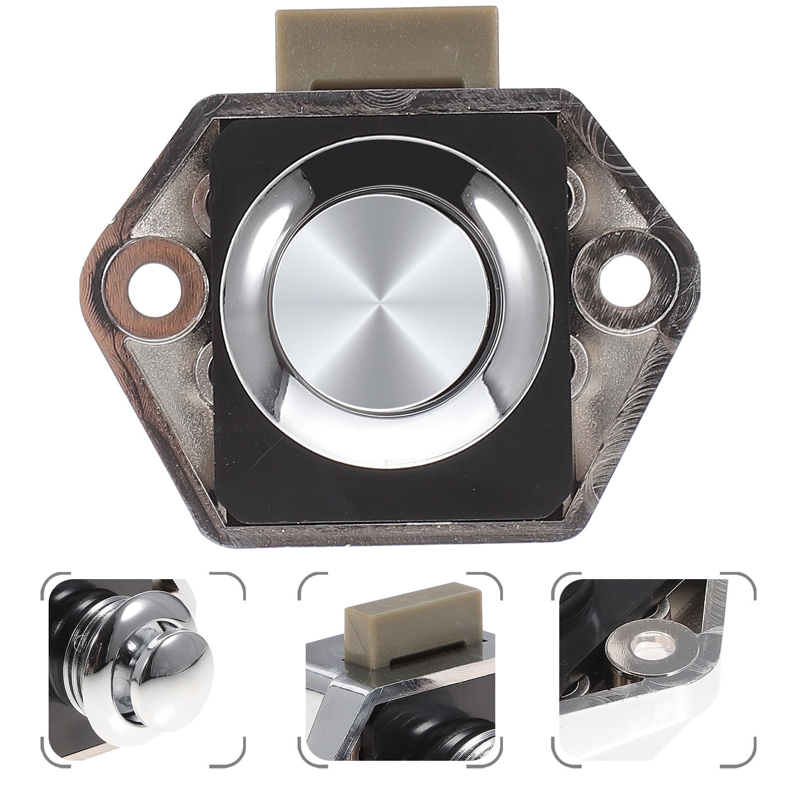 PBPBOX Latches Car Lock Drawer Lock Catch Push Button Lock Baby 4.8X4 ...