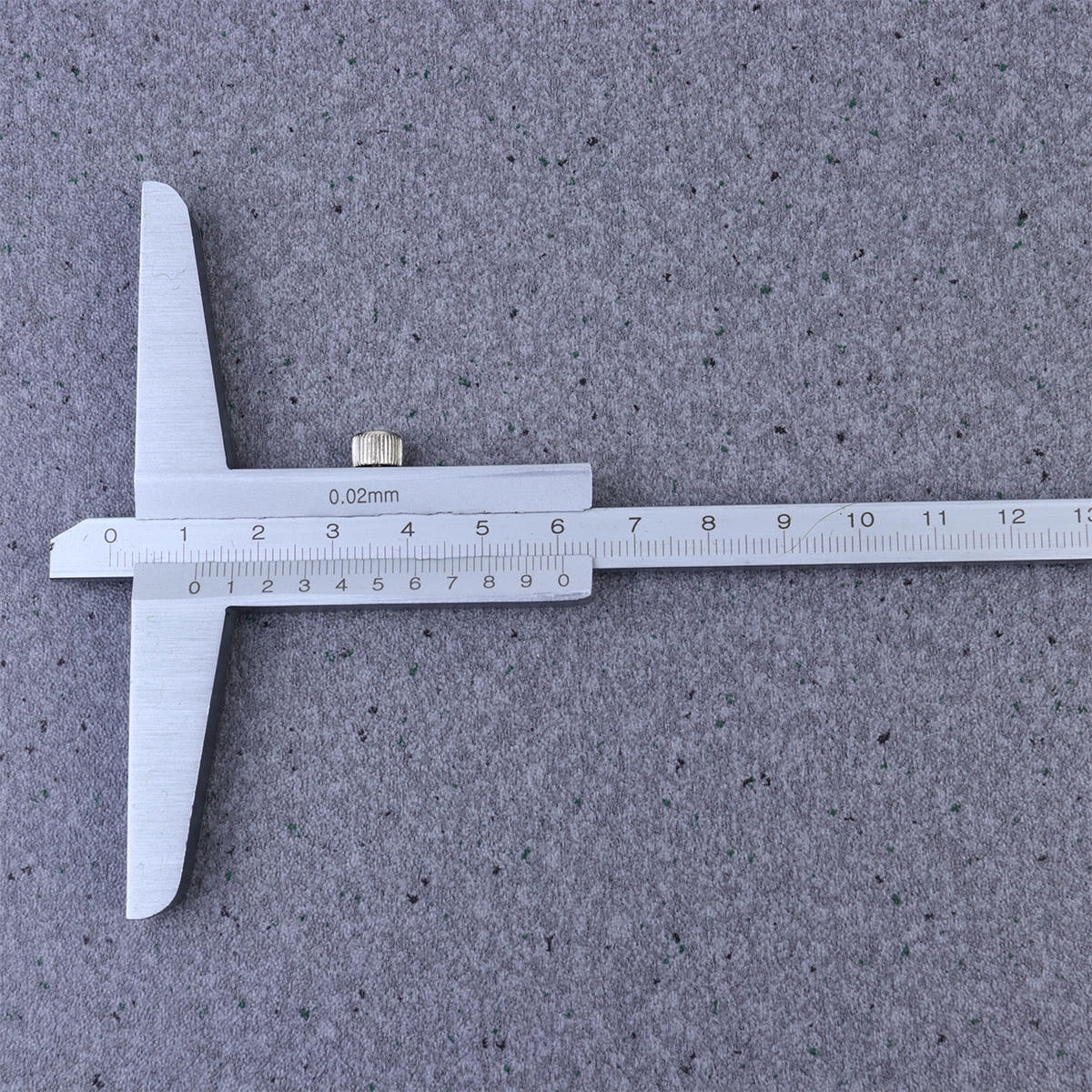 PBPBOX Manual Measuring Tool Depth Micrometer Gauge Silver Measurement Tool for Home Use 1Set ...