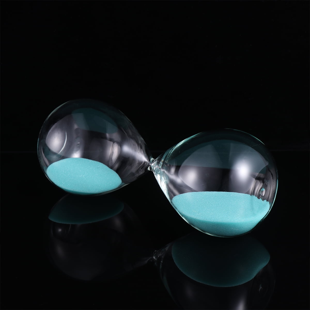 PBPBOX Modern Sand Timer Clock Transparent Glass Design For Home Office ...