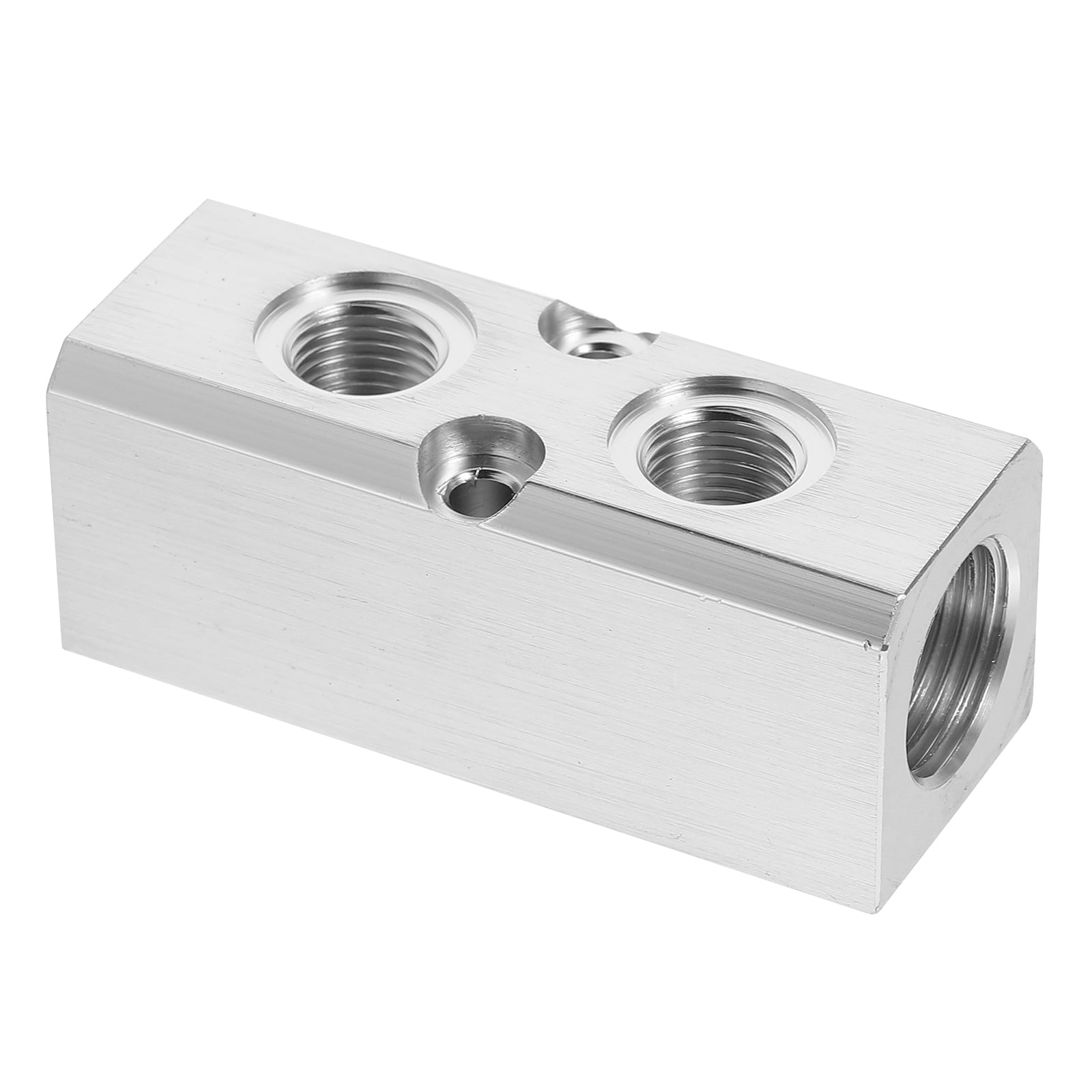 PBPBOX Pneumatic Manifold Air Hose Block Manifold Silver 1Pcs - Walmart.com