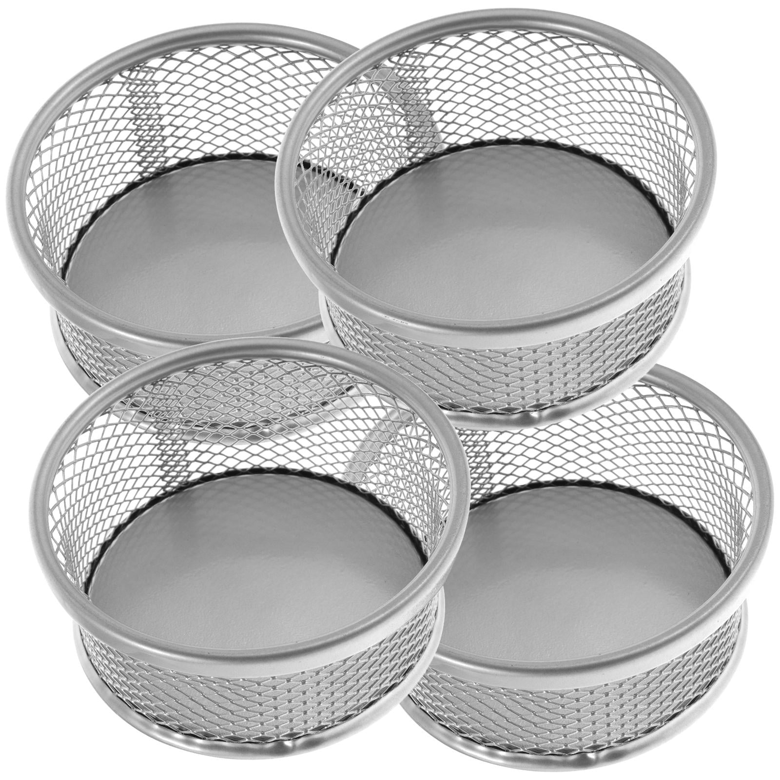 PBPBOX Multifunctional Paper Clip Storage Silver Metal for Desktop ...