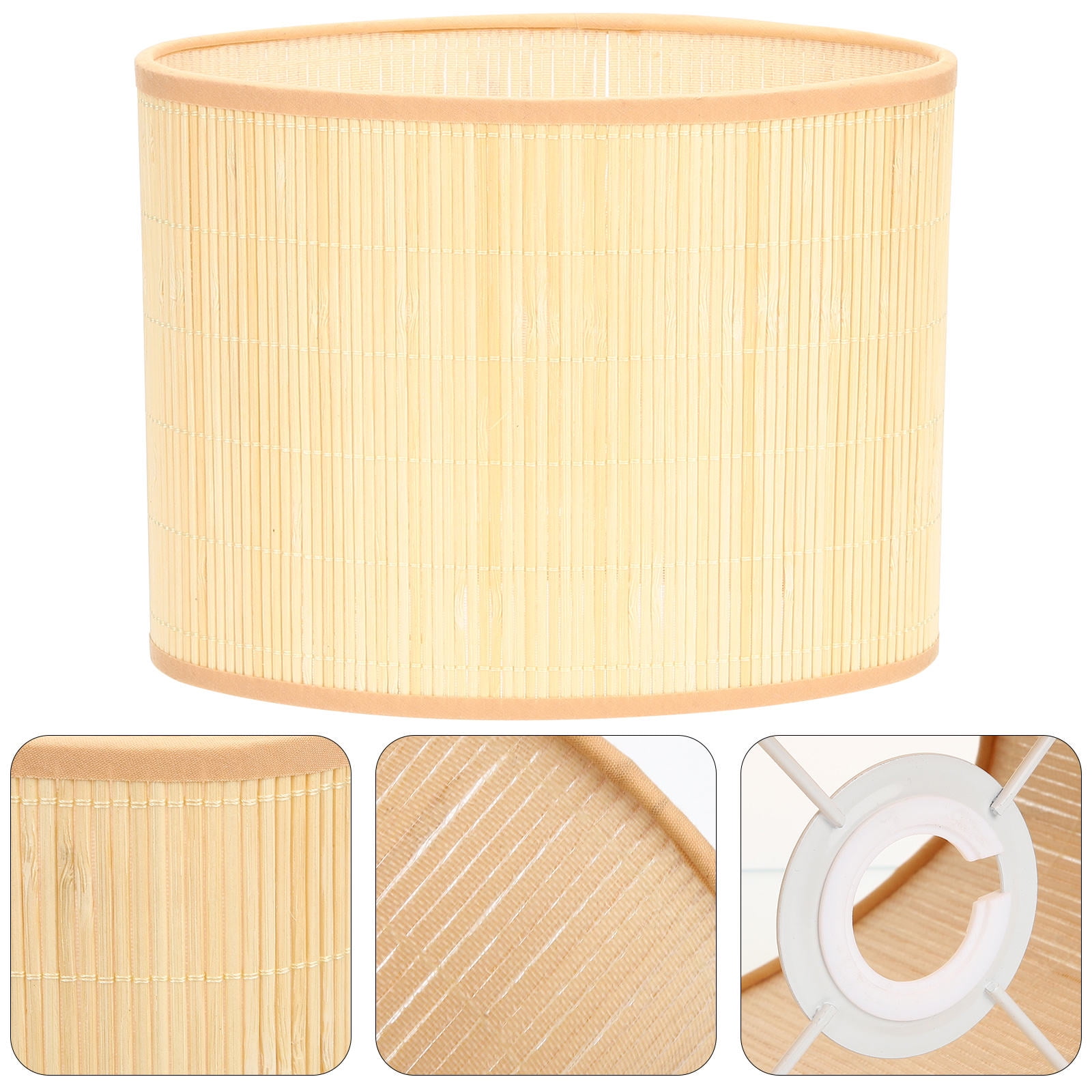 PBPBOX Patterned Lamp Shade for Rustic Bedroom Floor Lamp Khaki 1Pcs ...
