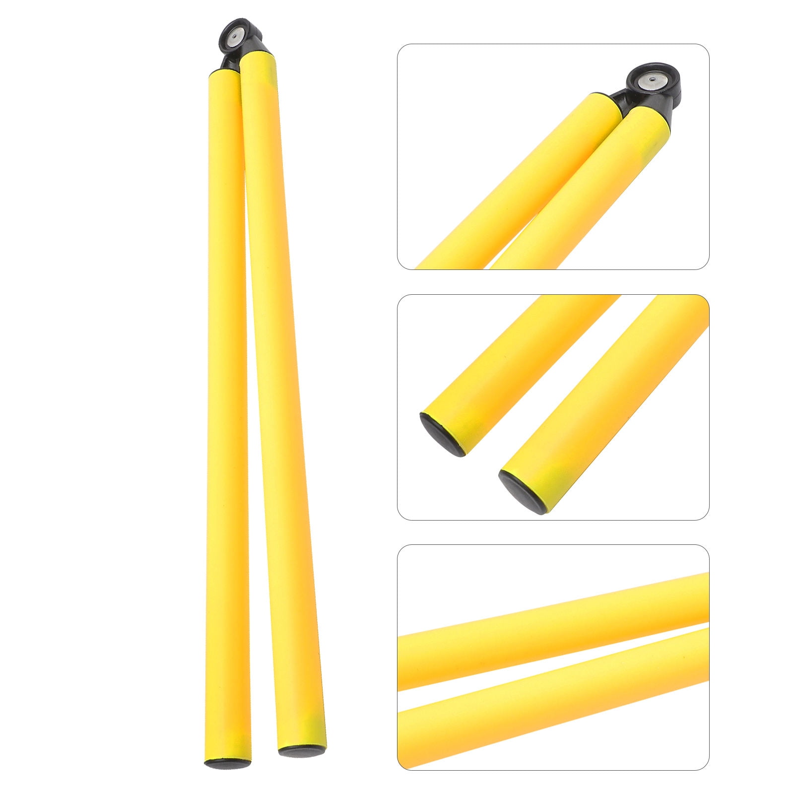 PBPBOX Plastic Agility Training Poles Football Field Markers Yellow ...