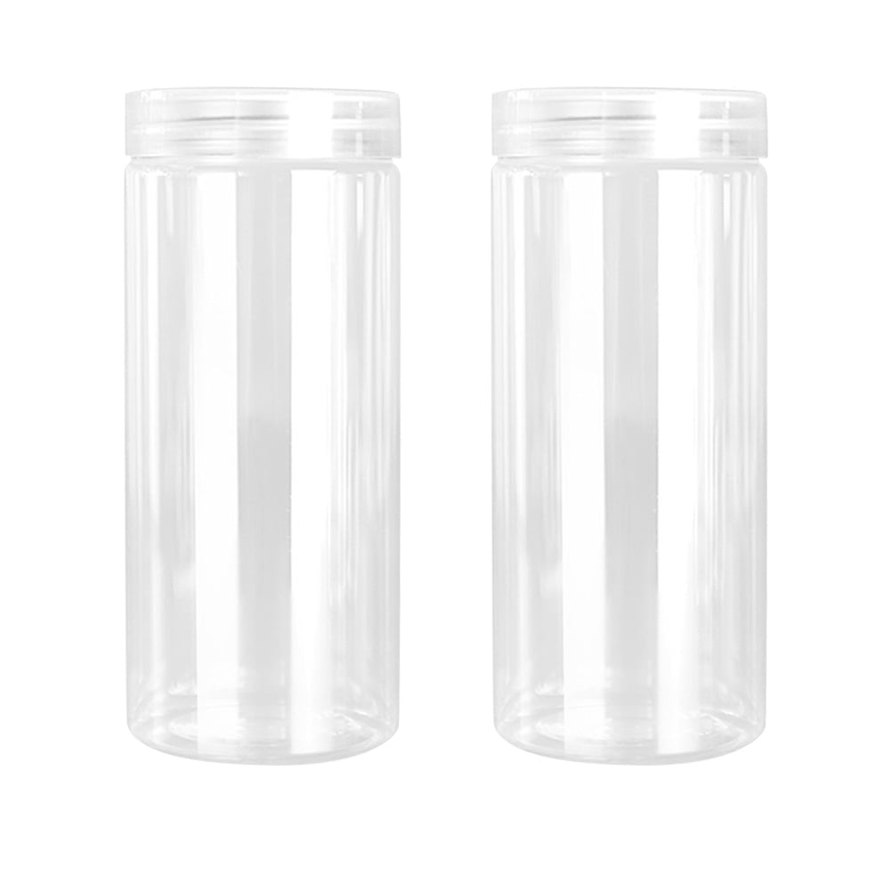 PBPBOX Plastic Sample Bottles 330Ml 10Pcs Transparent Round Shape ...
