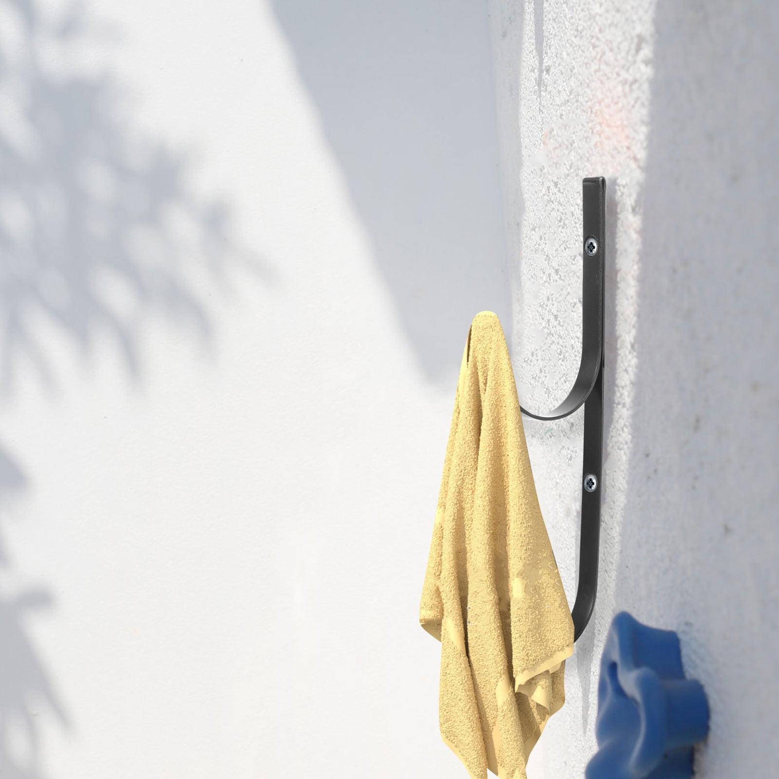 PBPBOX Swimming Pool Hooks Multi-Use Storage Pool Hangers Black Iron ...