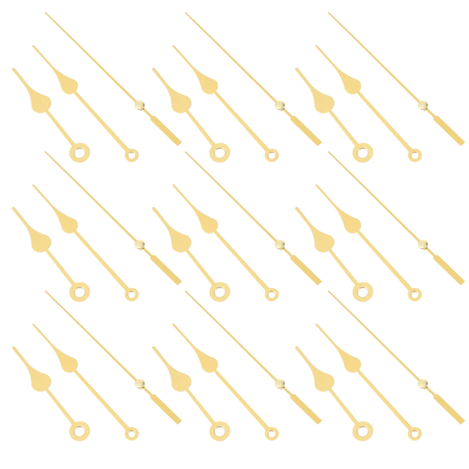 PBPBOX Practical Craft Clock Kit with Numbers Golden 10 Sets 4.7x0.2x0 ...