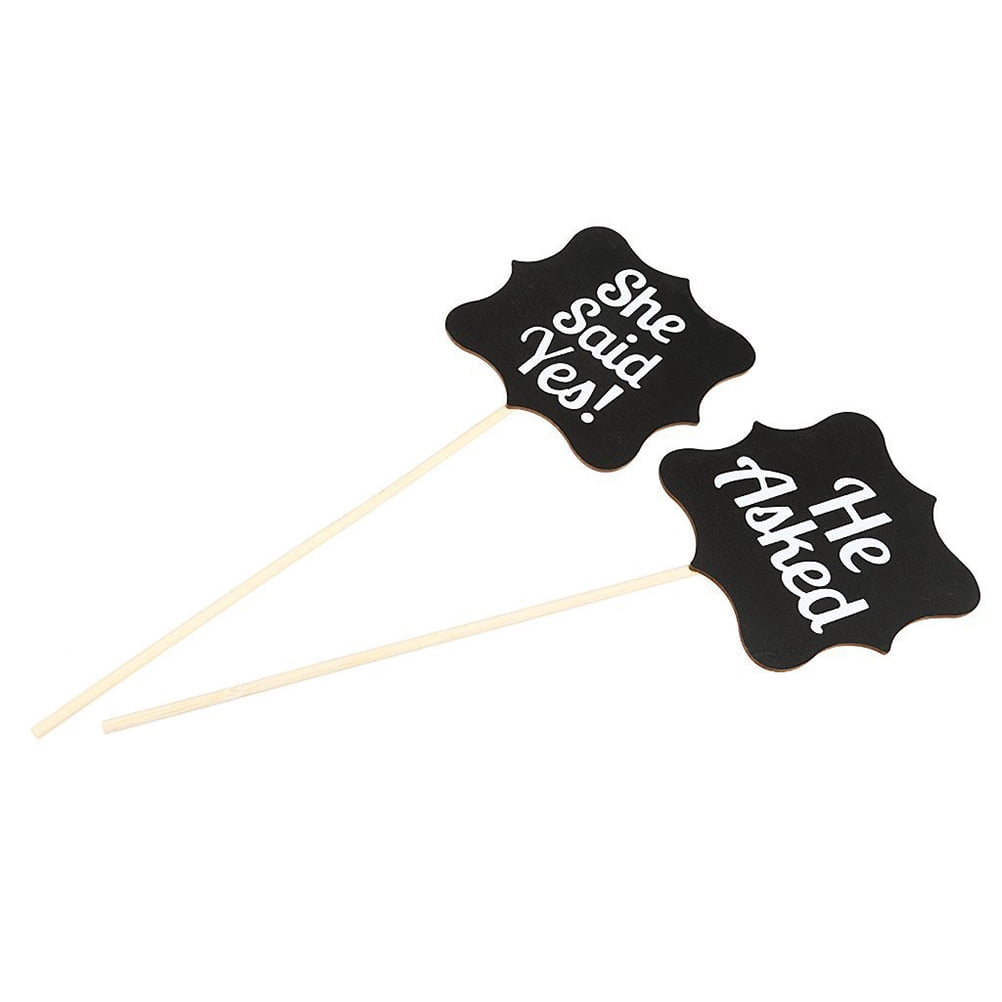 PBPBOX Proposal Props Wood Wedding Photo Props Assorted Color Elegant ...
