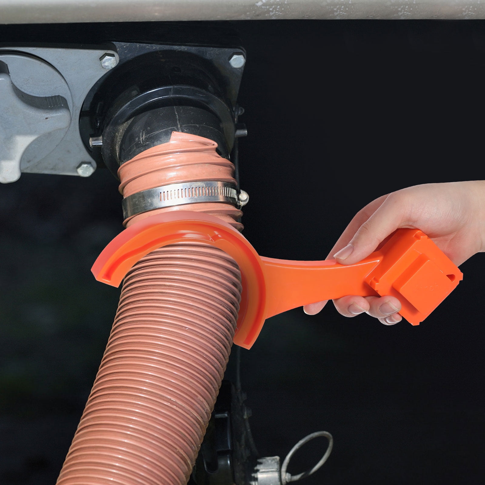 PBPBOX Rv Sewer Hose Wrench Rv Owners Orange 1 Set 11x4.1x1.6in ...
