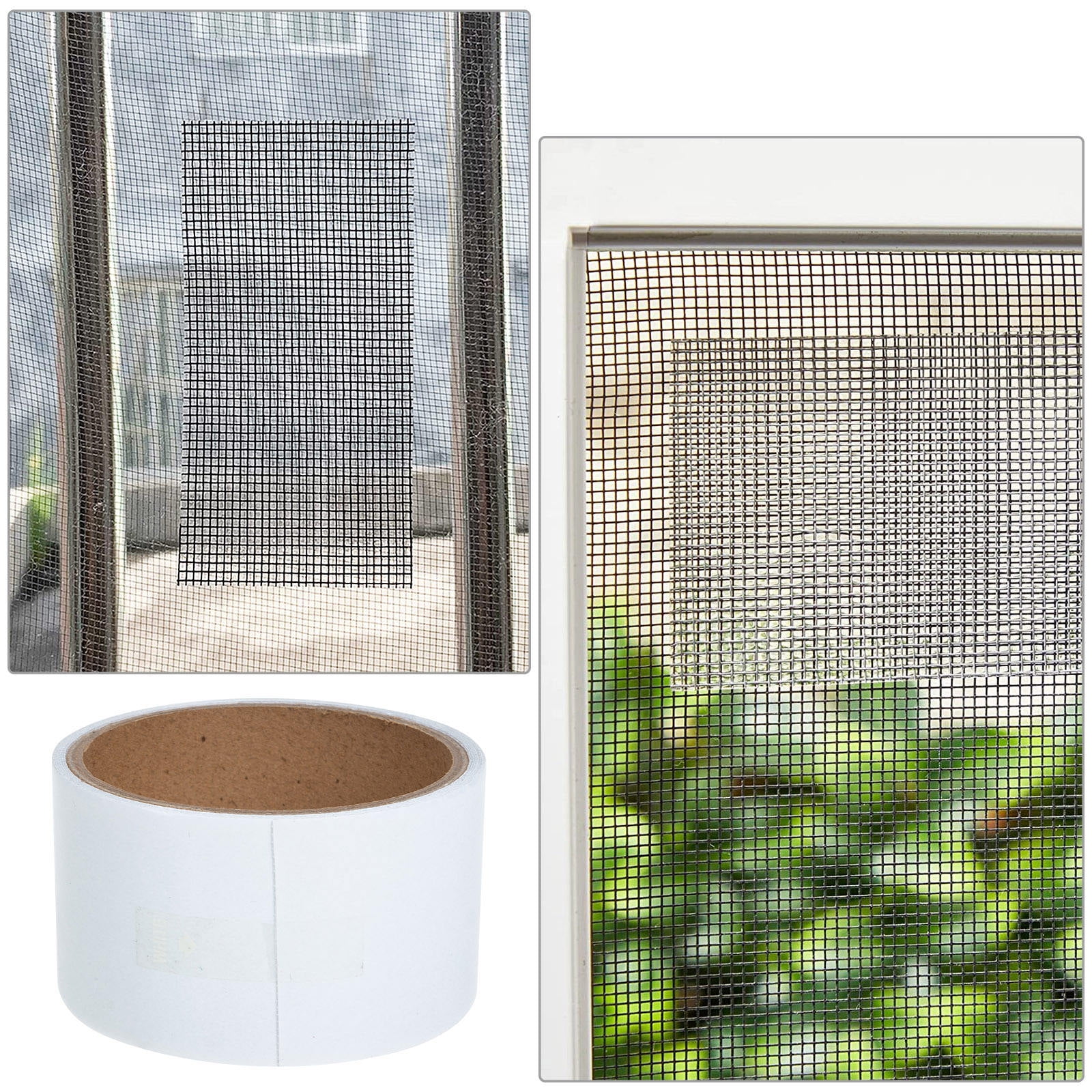 PBPBOX Self Adhesive Screen Repair Kit 1 Roll for Pool Screens and RV ...