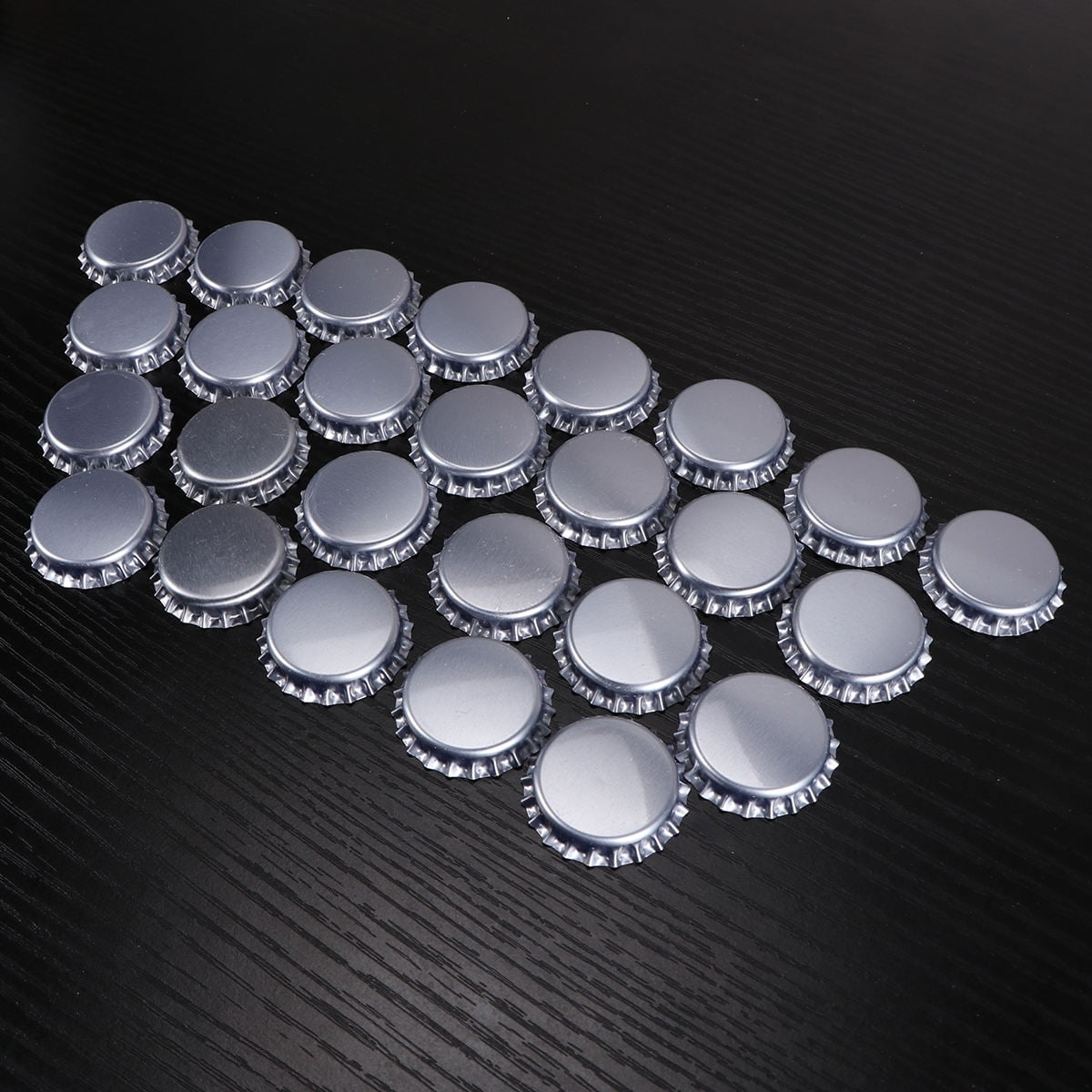 PBPBOX Soda Saver Caps 100Pcs Square Tinplate Sealing Cap Silver for ...