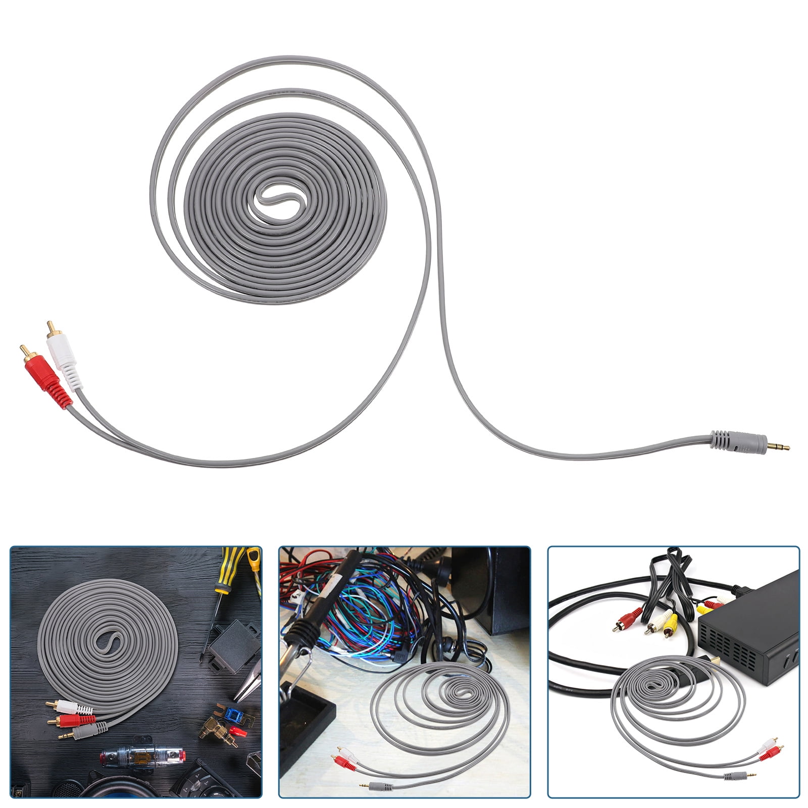 PBPBOX Grey Speaker Cable for Car Use Durable Audio Wire with Stable ...