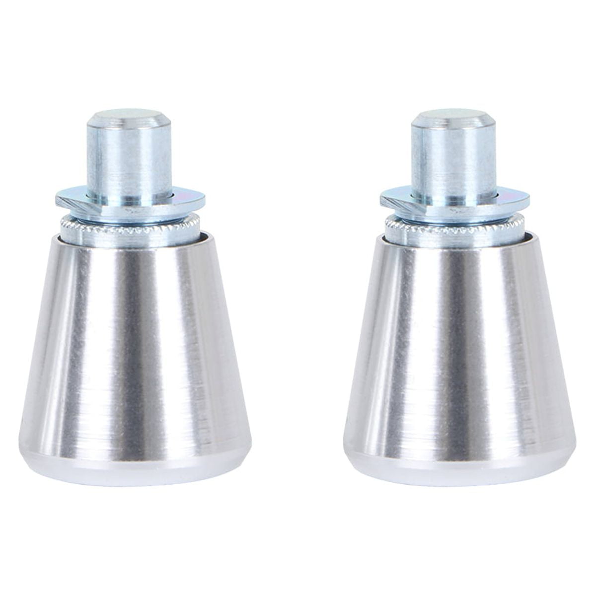 PBPBOX Spring Loaded Retractable Pin 2Pcs Silver Carbon Steel for ...