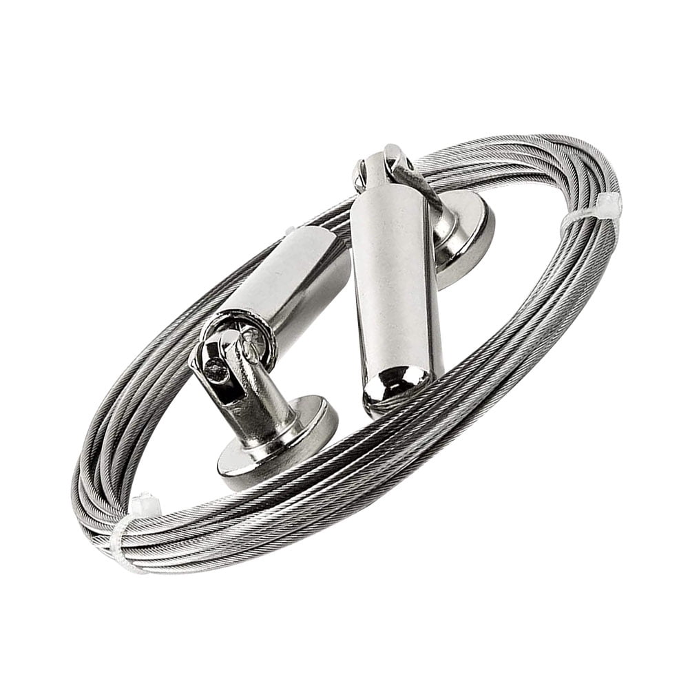 PBPBOX Stainless Steel Curtain Hanger Wire Round 1 Set 78.7x0.8In ...