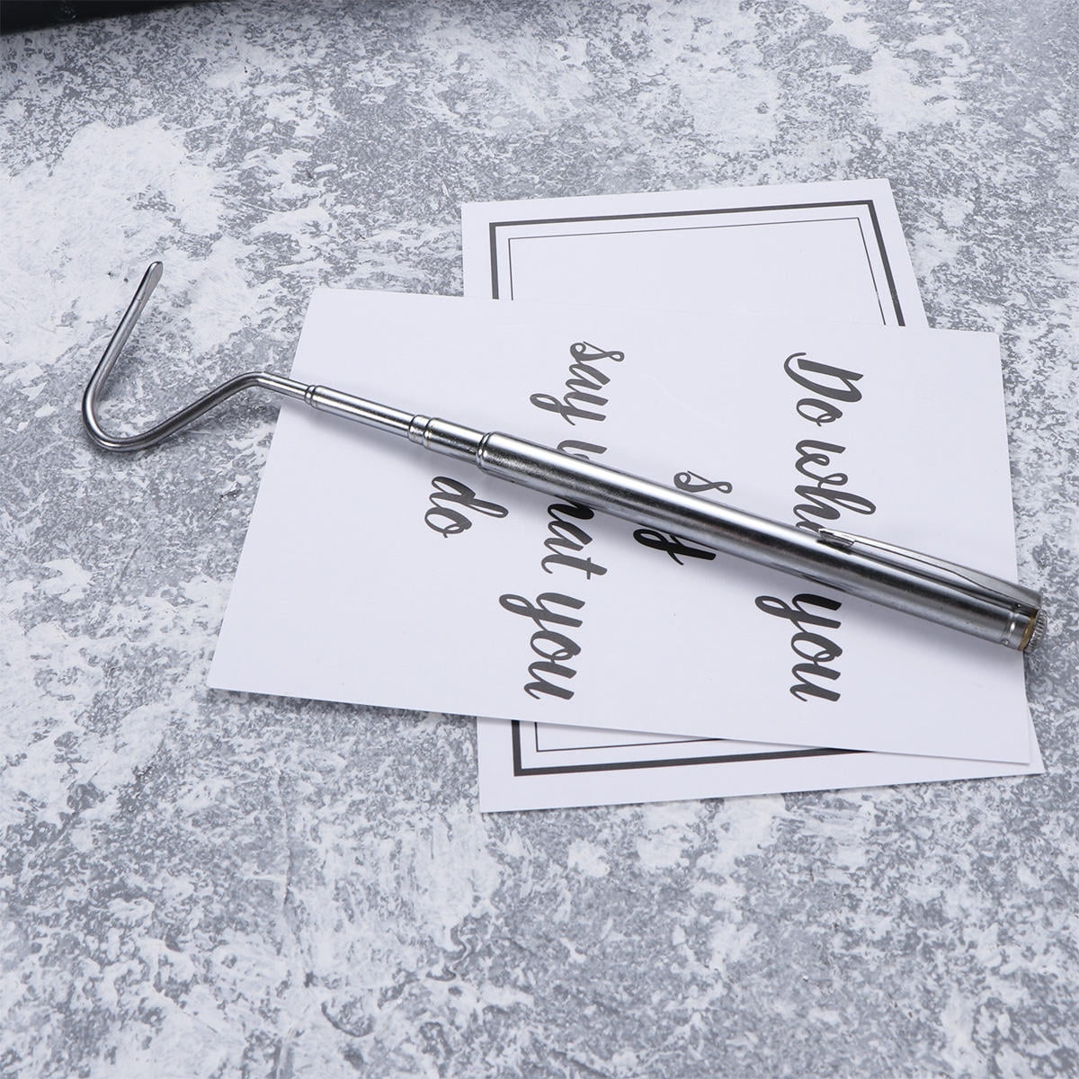 PBPBOX Snake Hook Silver 1Pcs 26.8in Duckbill Hook Head Safe Snake ...