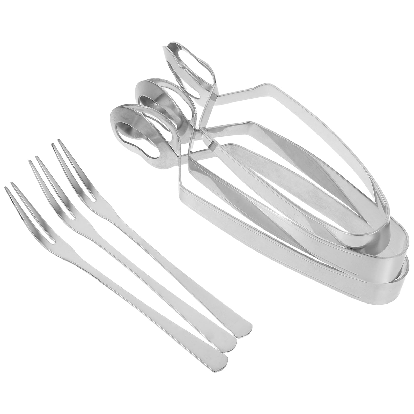 PBPBOX 3 Sets Snail Tong and Fork Practical and Convenient for Adults 12.30X0.80X0.50in ...